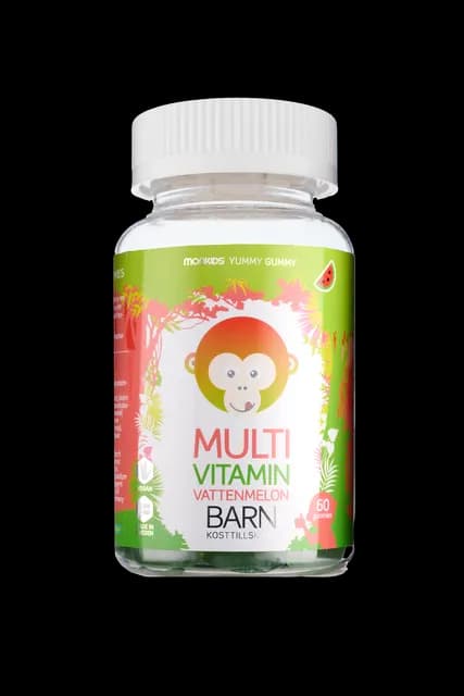 Monkids Multivitamin Barn Vattenmelon 60 Tuggtabletter - Monkids ...